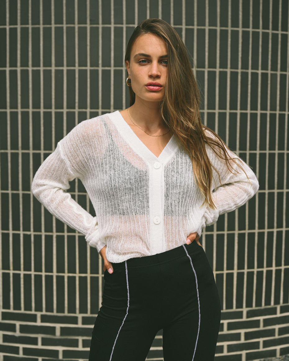 Vendela Cardigan White - Caricia | Exclusive Boutique | Fashion ...
